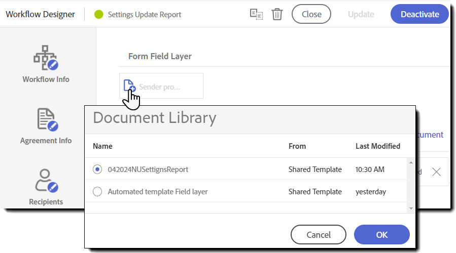 Automate custom send workflows